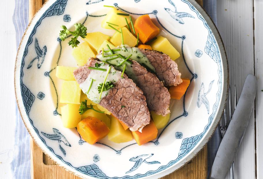 Tafelspitz mit Kräutersoße für den Thermomix®