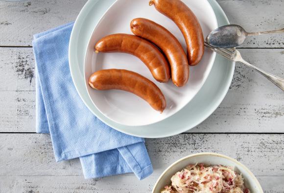 Sauerkraut mit dicker Sauerländer Wurst für den Thermomix®