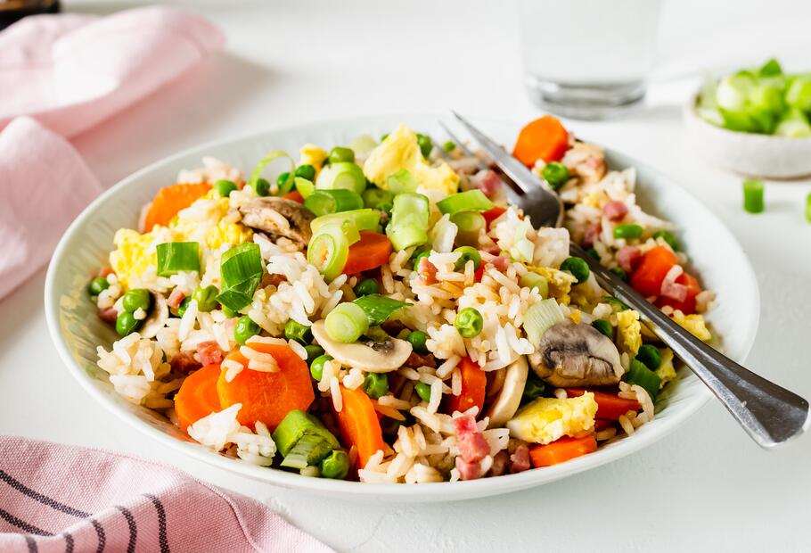 Reis mit Gemüse und Ei für den Thermomix®