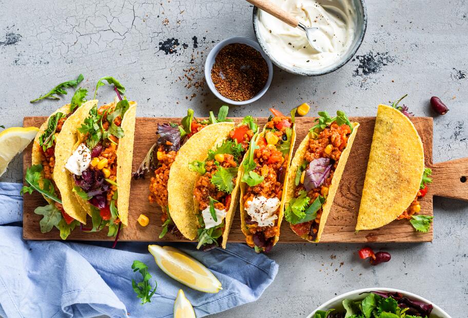 Tacos mit Grünkern-Hack mit dem Thermomix®