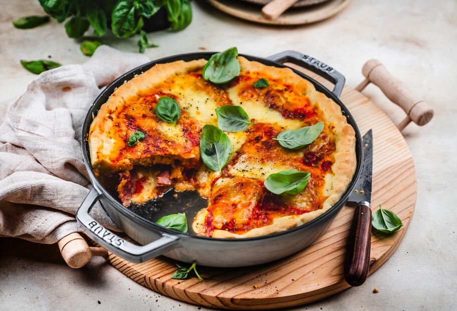 American Deep Dish Pizza für den Thermomix®