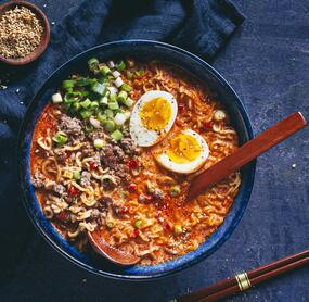Ramen Stir Fry mit Rindfleisch für den Thermomix®